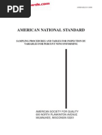 Tablas Ansi | PDF | Standard Deviation | Sample Size Determination