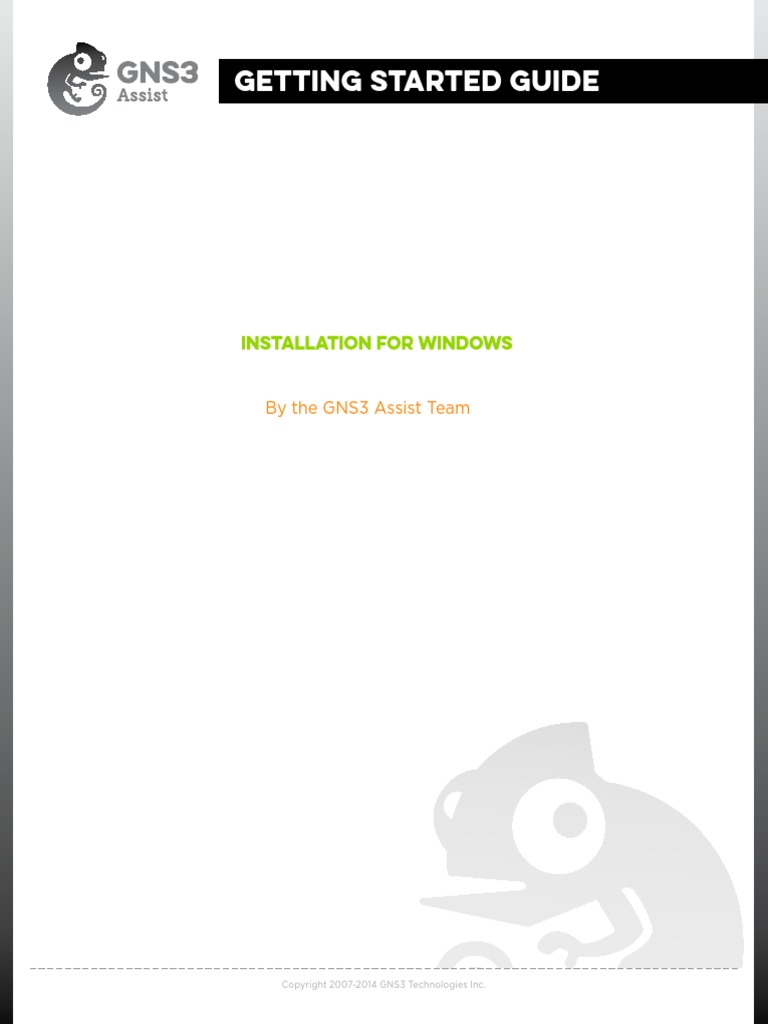 Installing GNS3 in Windows PDF | PDF | Ios | Double Click