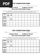 Test Corrections | PDF