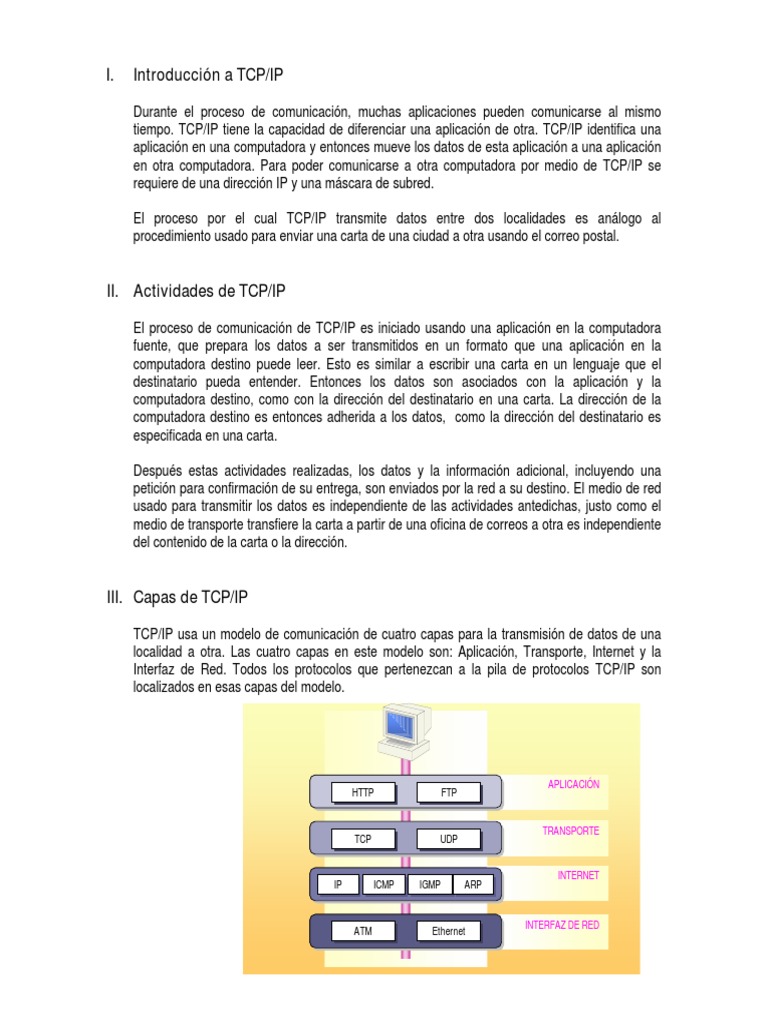 Resumen TCP PDF | PDF | Protocolos de internet | Protocolo de Control de Transmisión