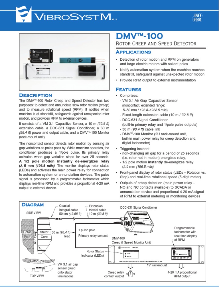 Rotor Creep and Speed Detector: Applications | PDF | Relay | Electrical ...