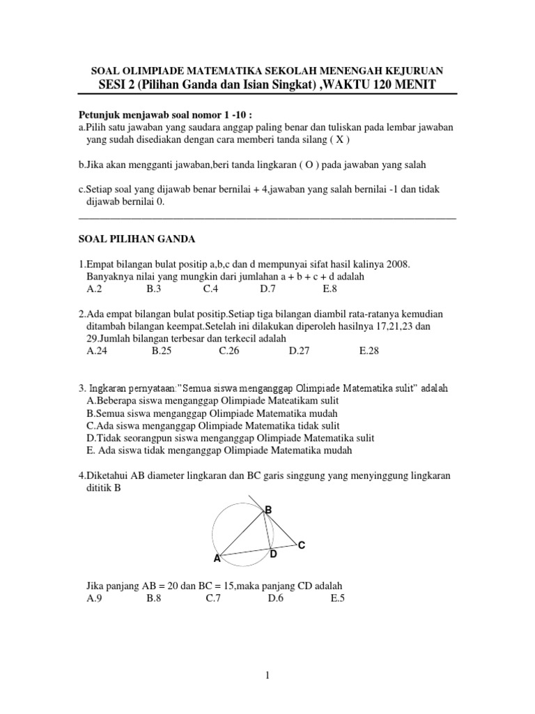Mattek Sesi Ii2 PDF | PDF
