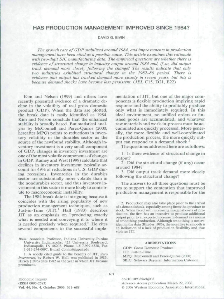 Production Management PDF | PDF | Regression Analysis | Inventory