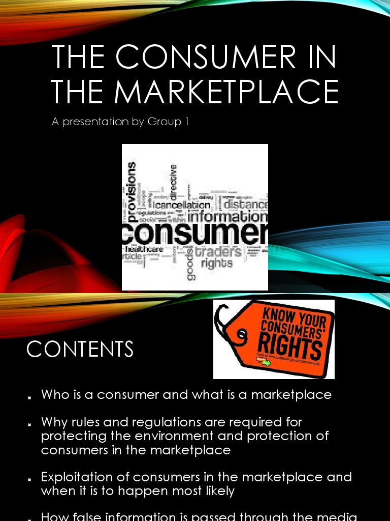 The Consumer in Marketplace | PDF | Market (Place) | Consumers