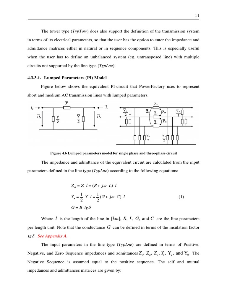 PowerFactory EMT Model2 | Download Free PDF | Electrical Impedance | Transmission Line