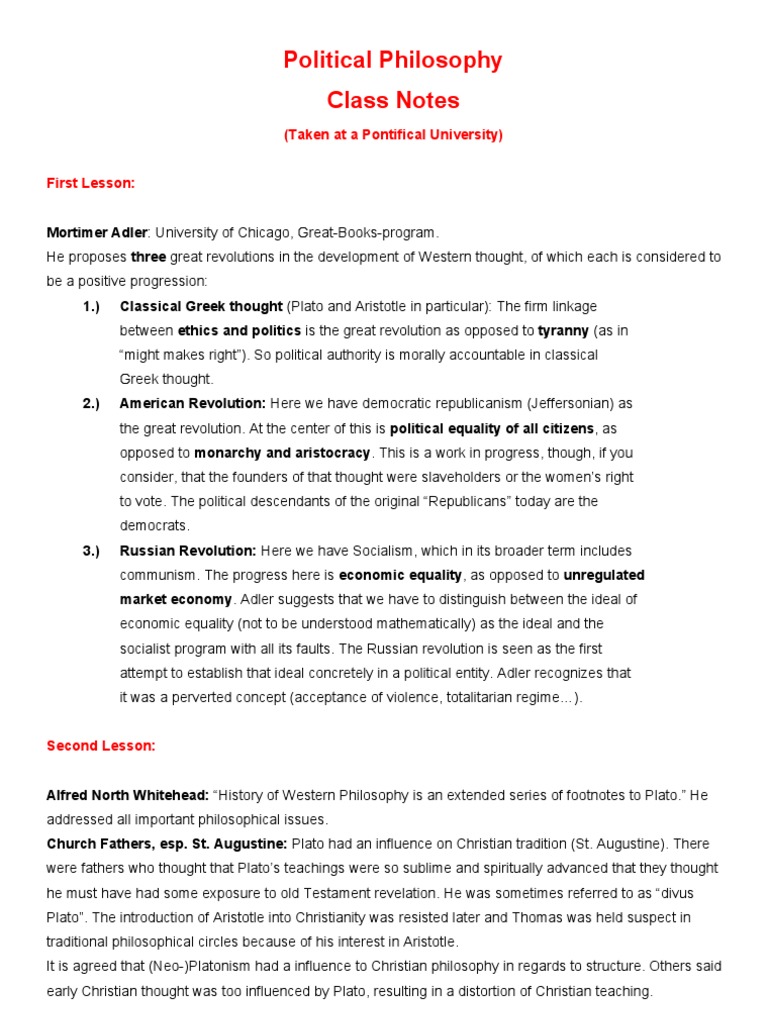 Key Concepts in Political Philosophy | PDF | Social Contract | Plato