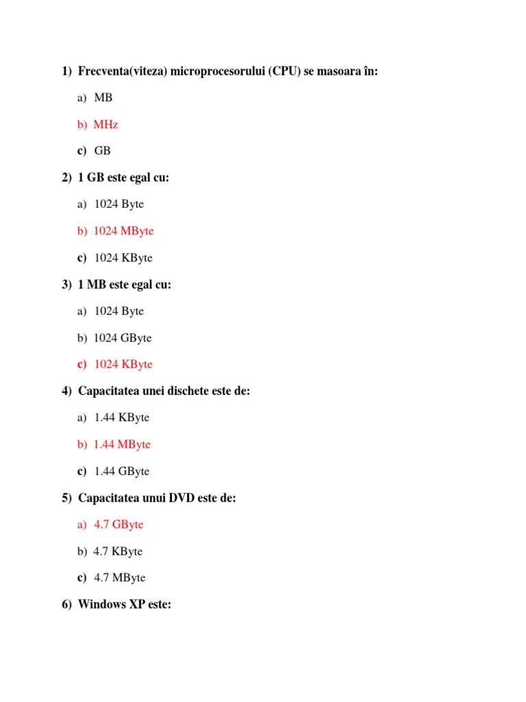 Test Informatica | PDF