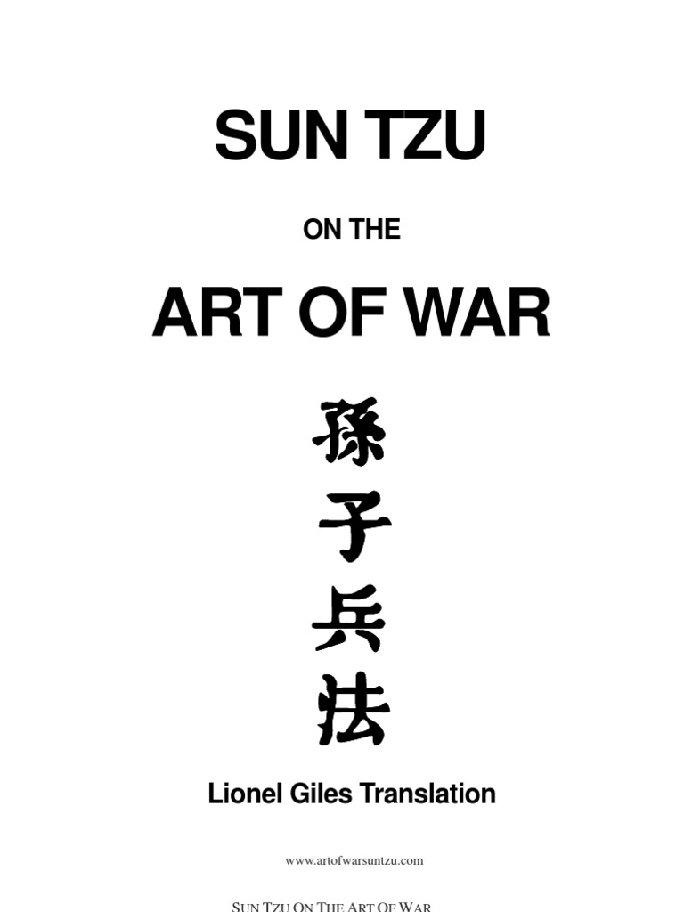 Sun Tzu's Art of War: Full Text PDF | PDF | Siege | The Art Of War