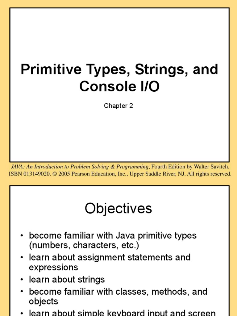 Introduction to Primitive Types, Strings, Console Input and Output in ...