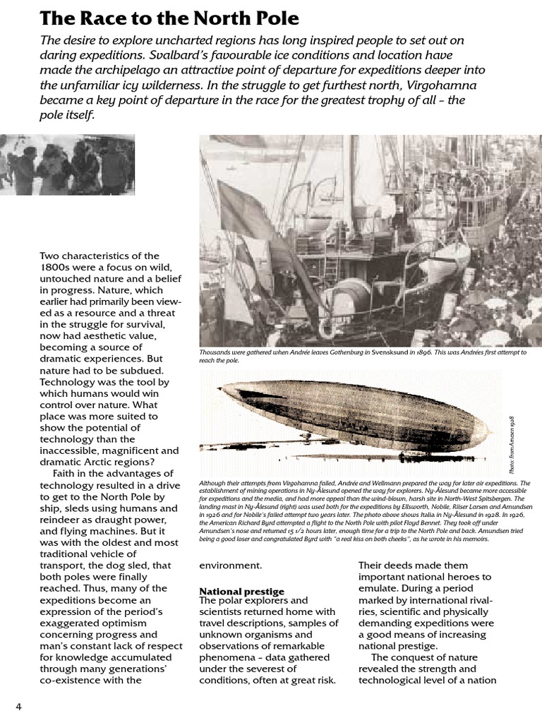 (POLAR EXPLORATION) The Race To The North Pole PDF | PDF | North Pole ...
