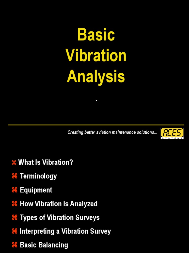 . Basic Vibration Analysis | Frequency | Hertz