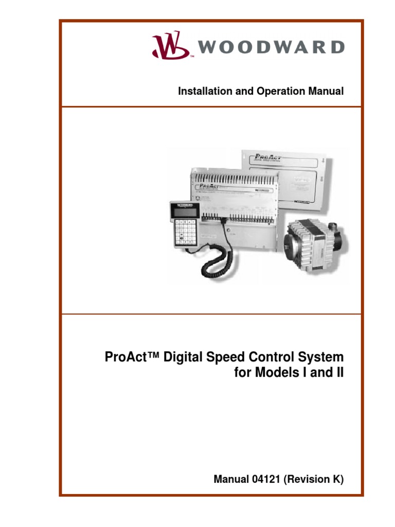 04121K ProAct Digital Speed Control System For Models I & II | PDF ...