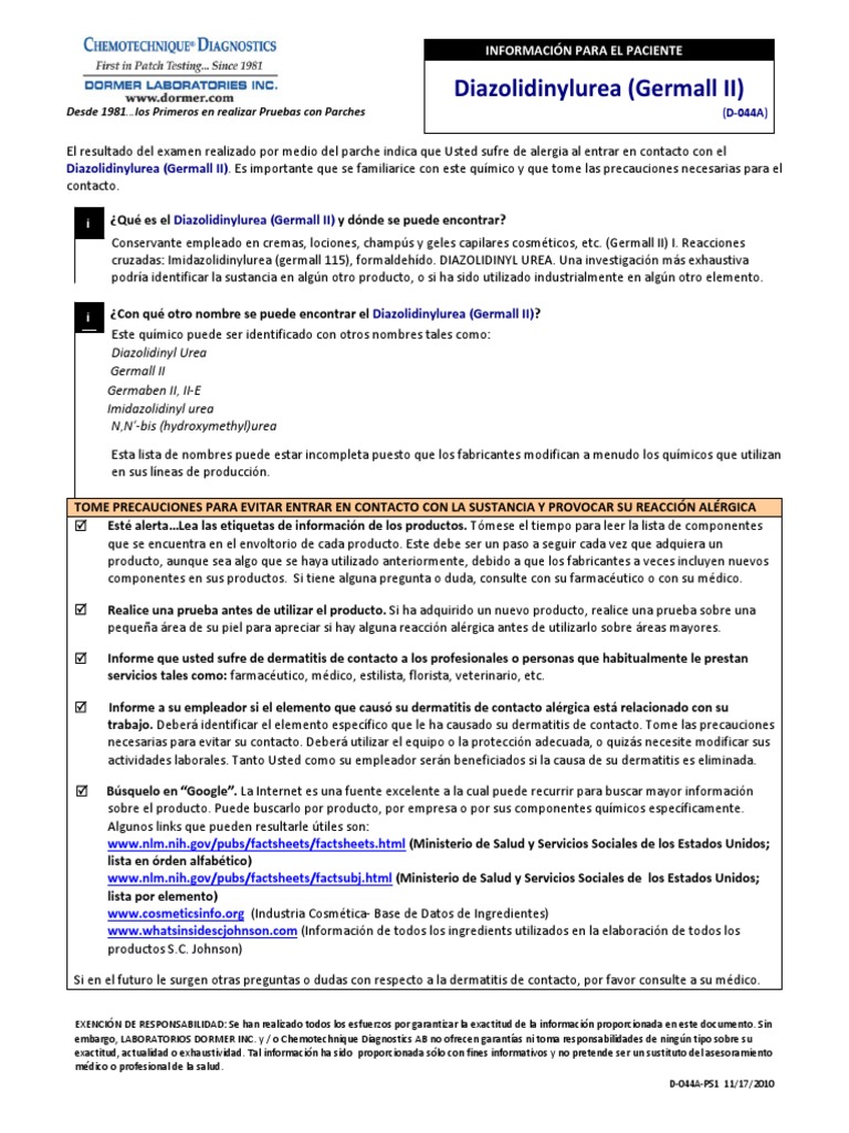 Germall II PDF | PDF | Alergia | Farmacéutico