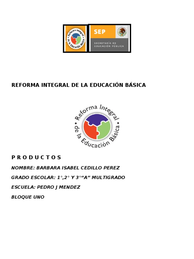 Barbara Isabel Cedillo Pérez | PDF | Evaluación | Educación primaria