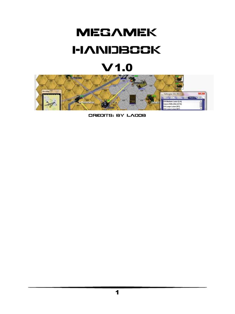 MegaMek Handbook v1 | PDF | Zip (File Format) | Microsoft Windows
