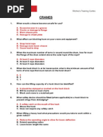 Rigging and Banksman Assessment Guide | PDF | Crane (Machine ...