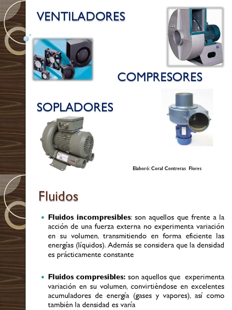 Ventiladores PDF | PDF | Compresor de gas | Ventilador mecánico