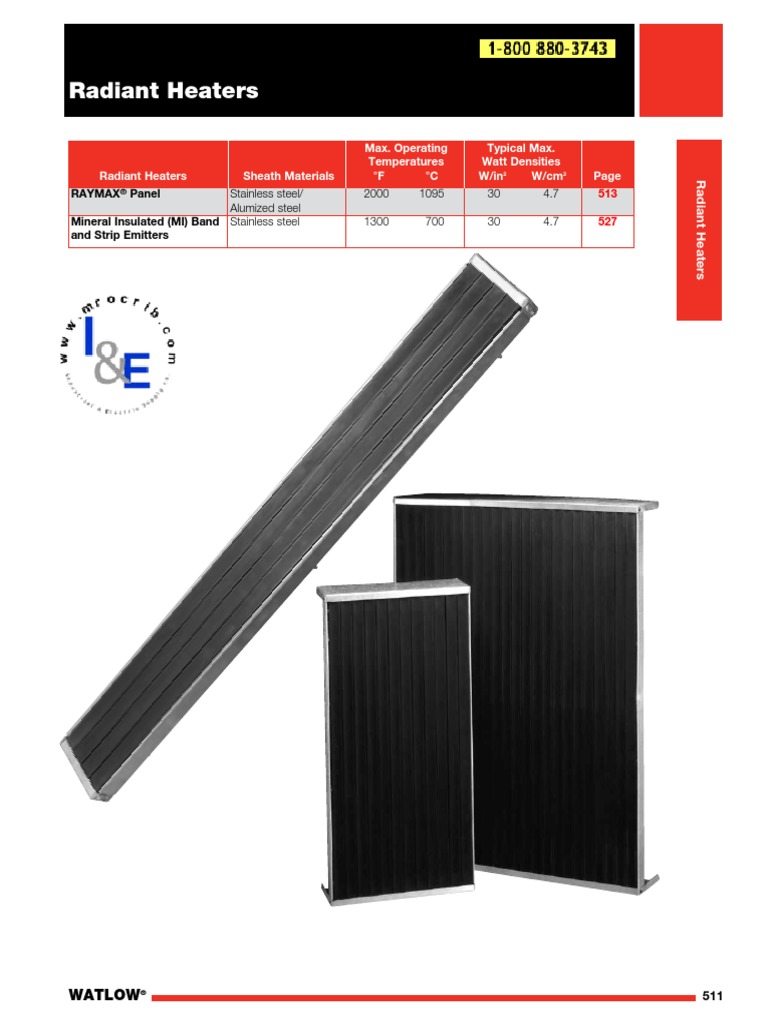 Watlow Radiant Heaters | PDF | Thermocouple | Hvac