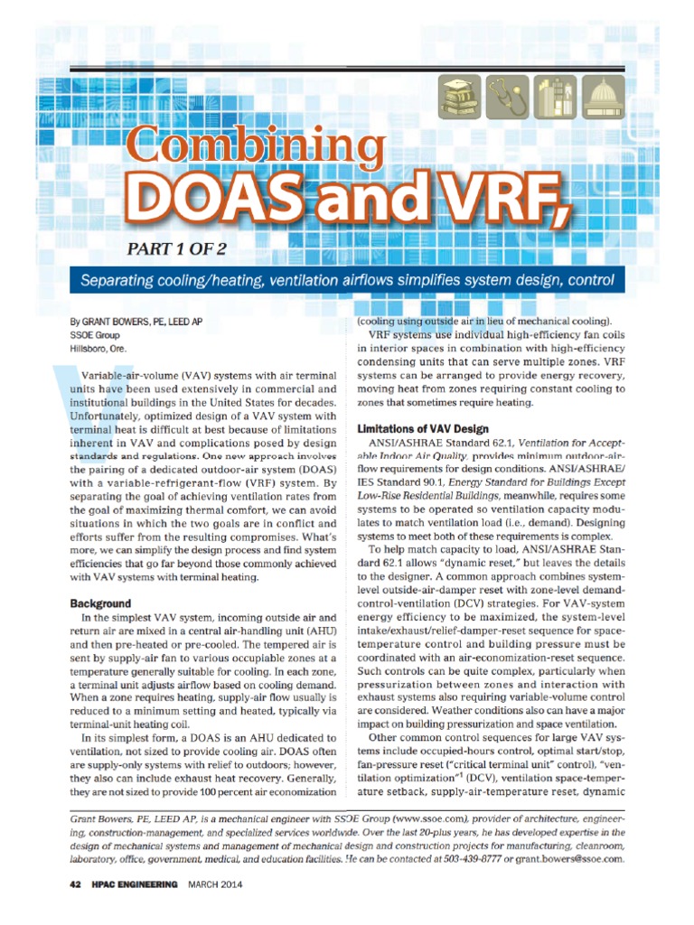 HPAC Combining DOAS & VRF | PDF | Hvac | Air Conditioning