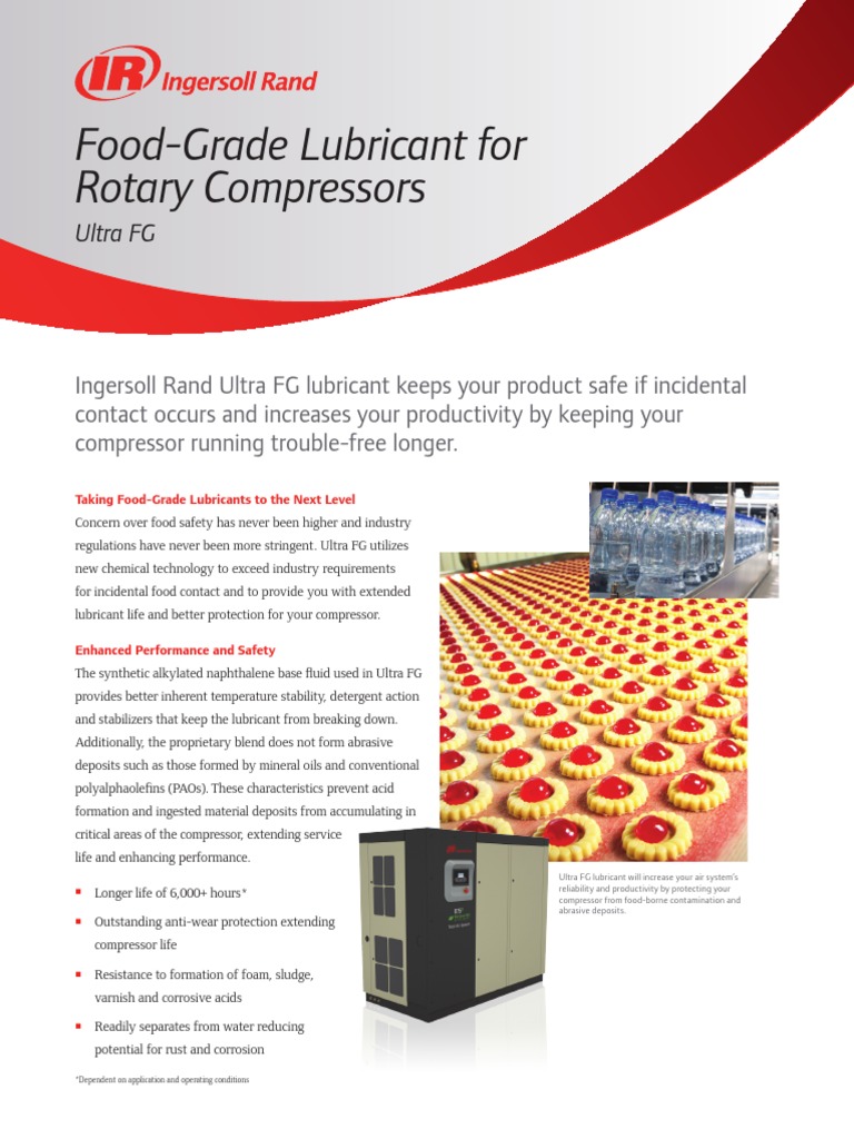 Ultra FG Flyer Final PDF | PDF | Lubricant | Gas Compressor