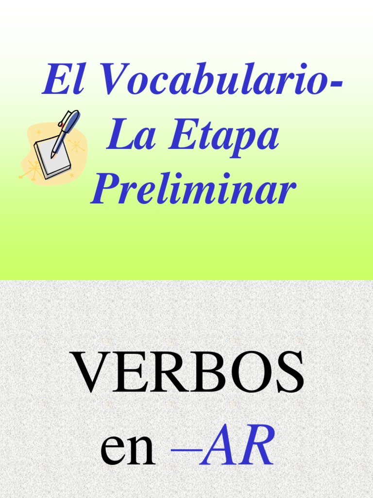Verbos Flashcards | PDF