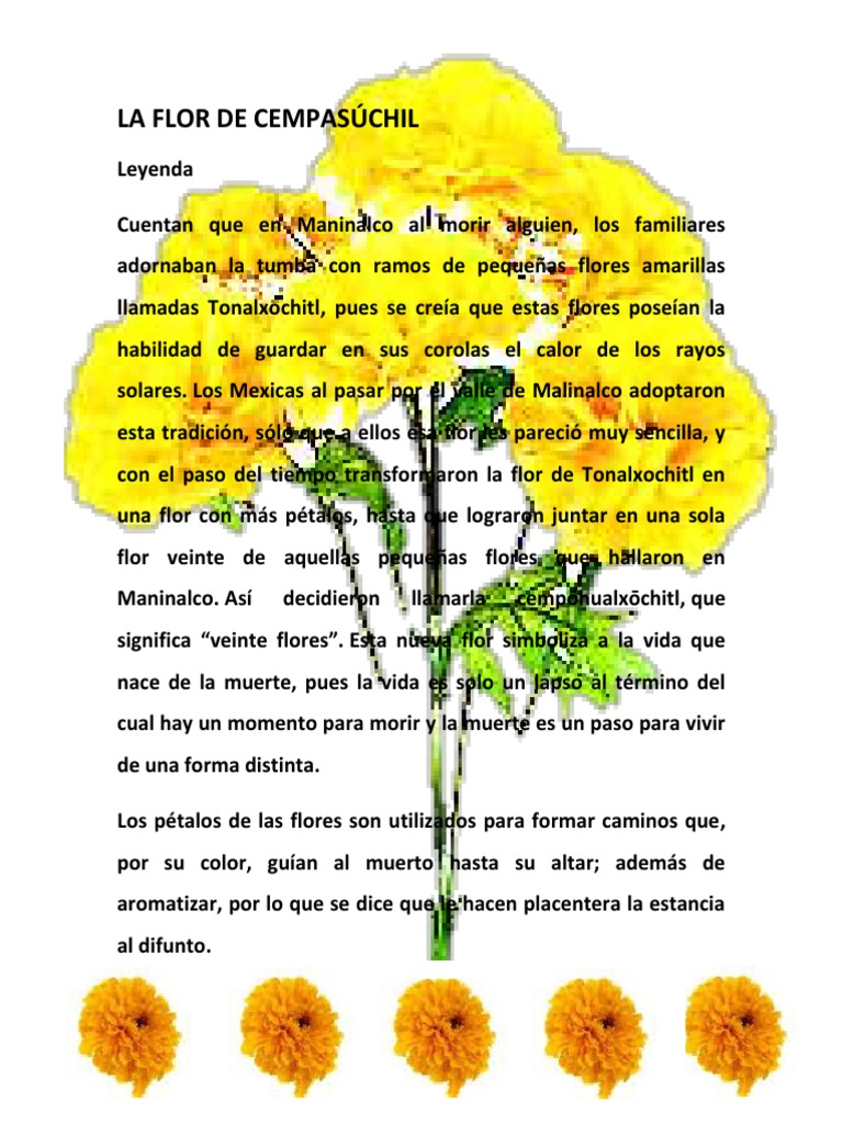 La Flor de Cempasúchil | PDF