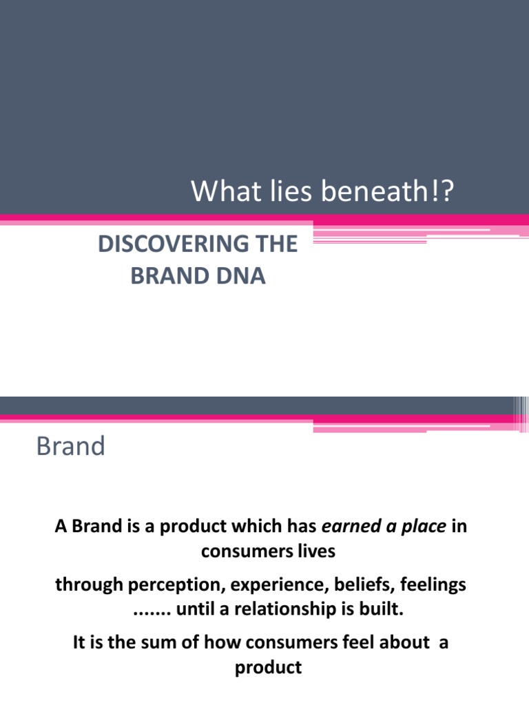 Brand Dna - Understanding Brand Architecture | PDF | Brand | Emotions