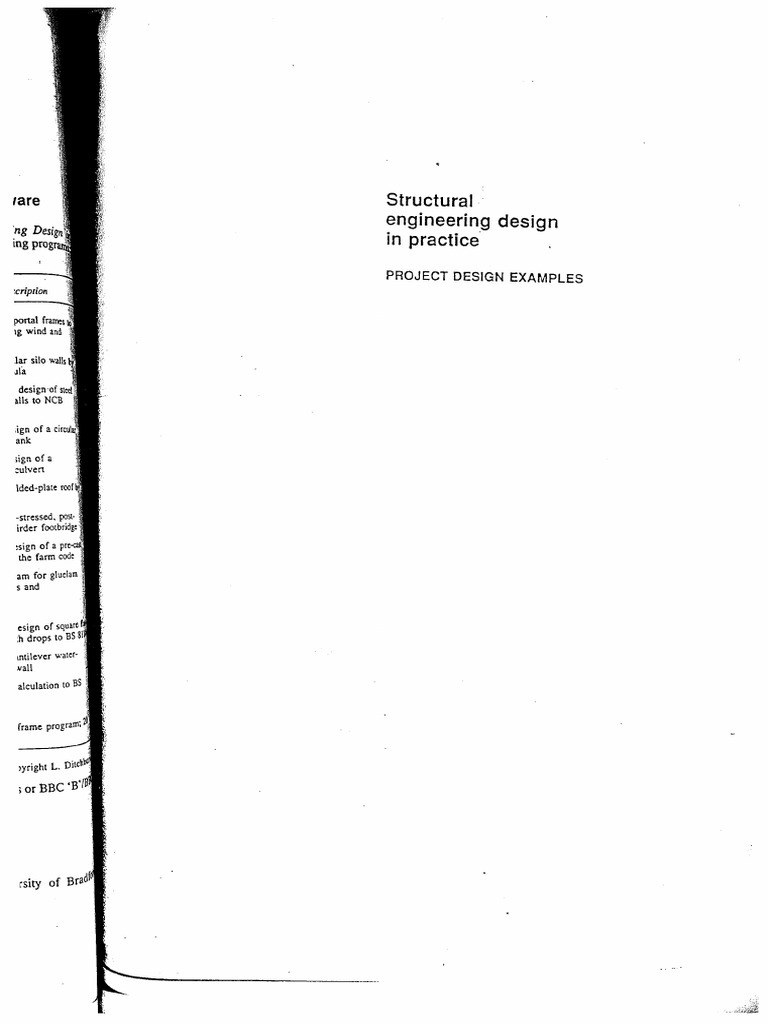 Structural Engg Design in Practice - Project Design Examples - Roger ...