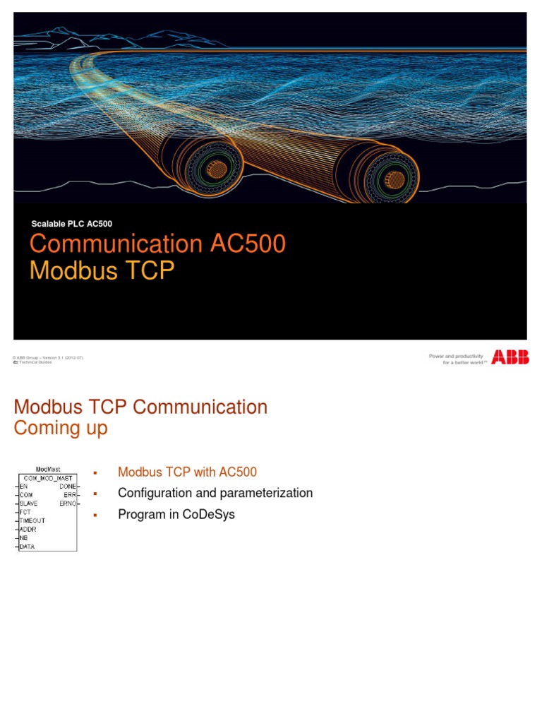 Modbus | PDF | Transmission Control Protocol | Server (Computing)