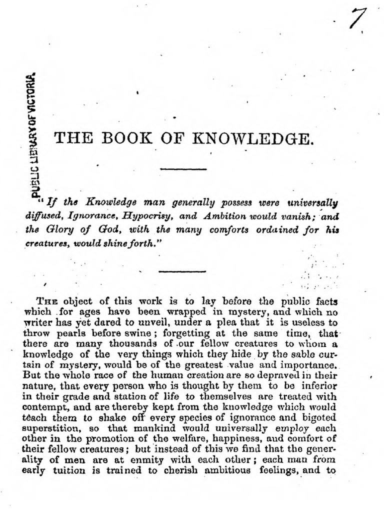 1857 Brown Book of Knowledge | PDF | Heaven | Angel