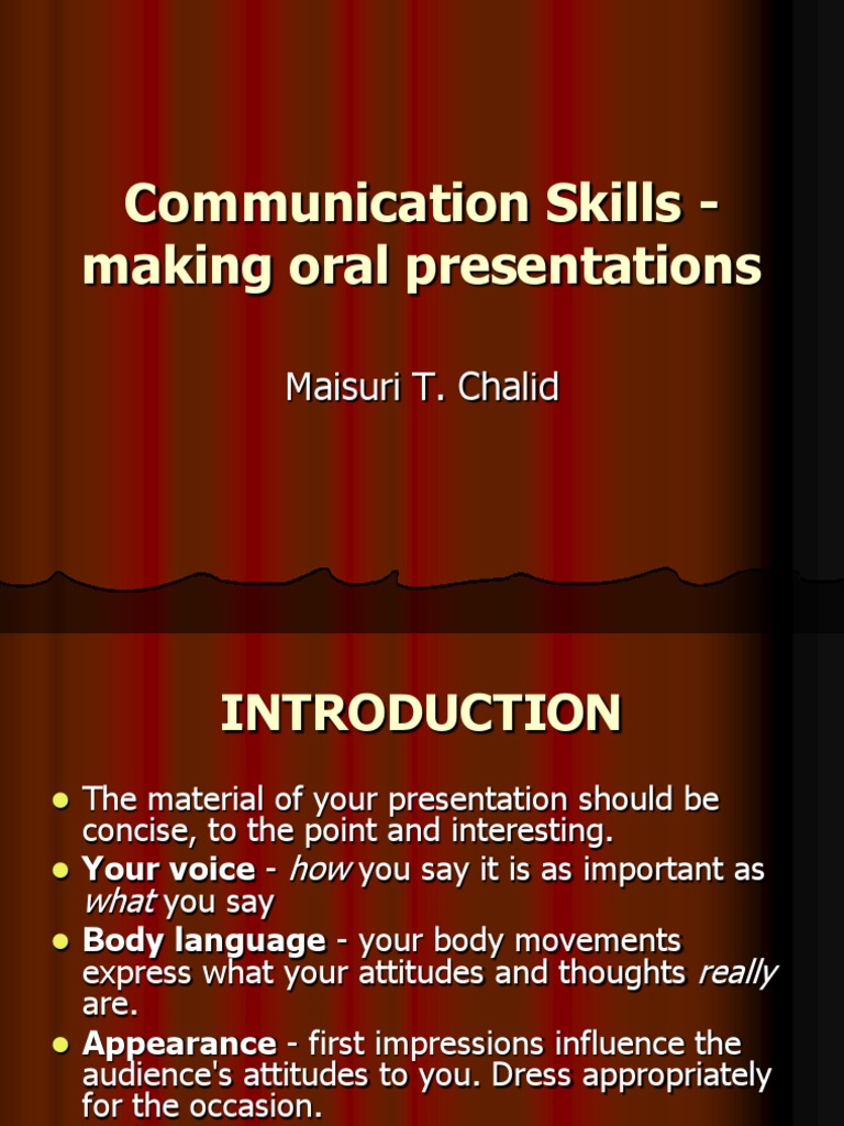 Mastering Oral Presentation Skills | PDF | Microsoft Power Point ...