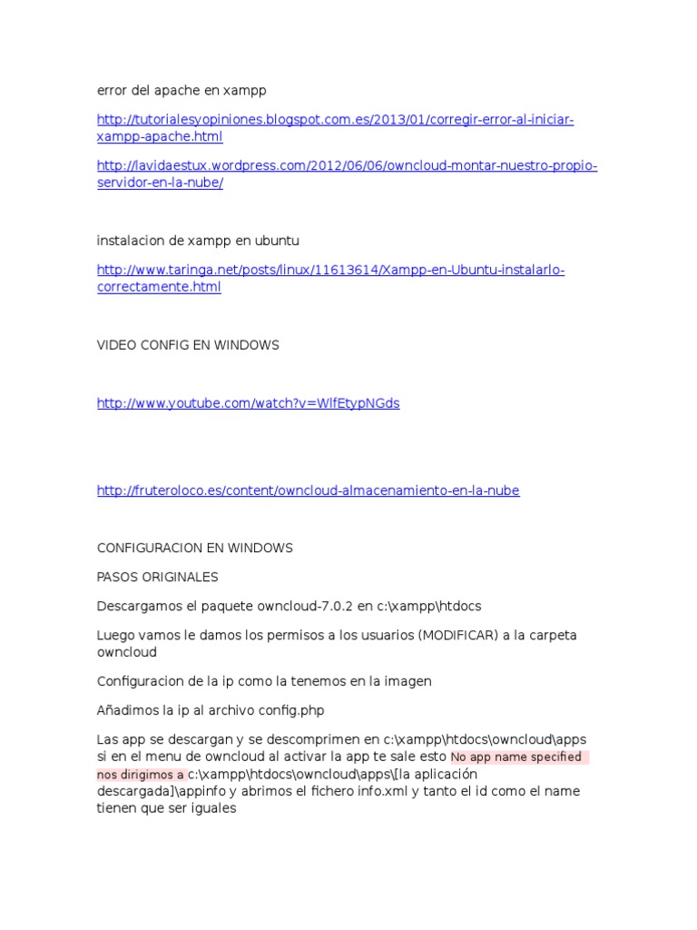Errores en Windows | PDF