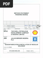 METHOD STATEMENT Gypsum Board Ceiling, Gypsum Partitions, Ceiling Tiles ...