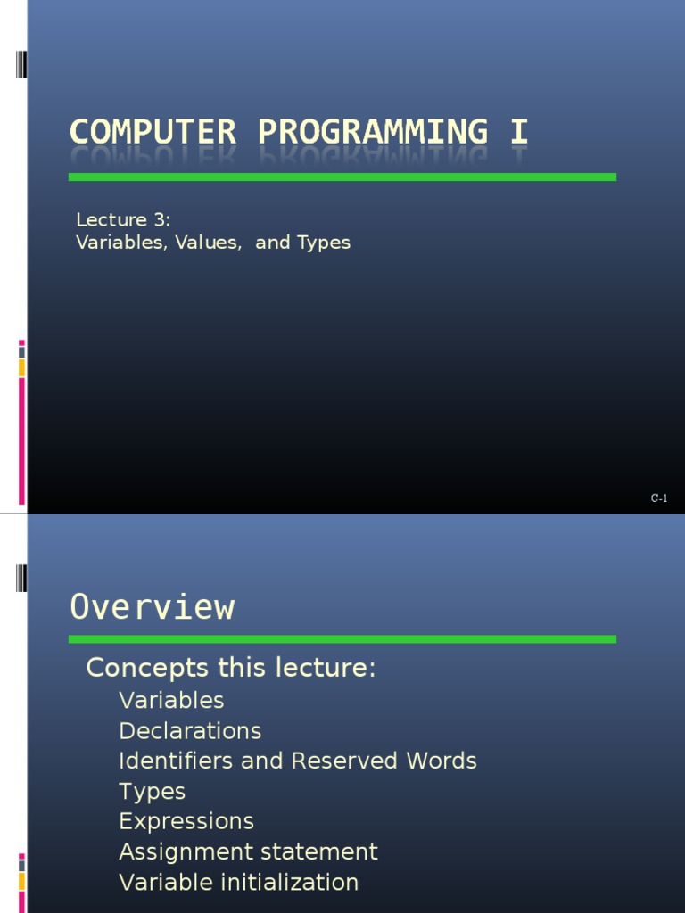 Variable And Data Types Pdf Data Type Integer Computer Science 6745