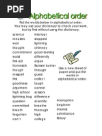 Grade 2 Word Clines Worksheet | PDF
