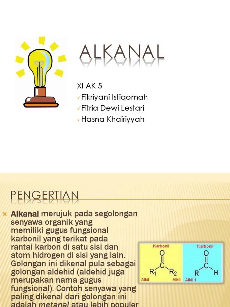 Pengertian dan Kegunaan Alkanal | PDF