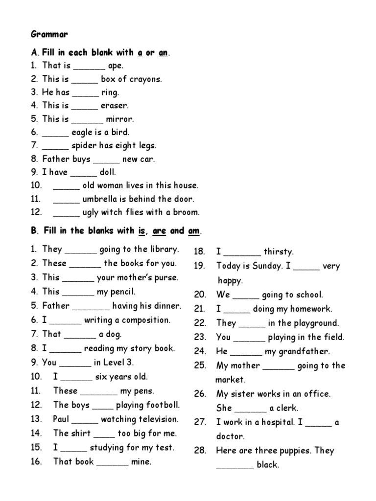 Grammar Practice: A Comprehensive Collection of Exercises on Key ...
