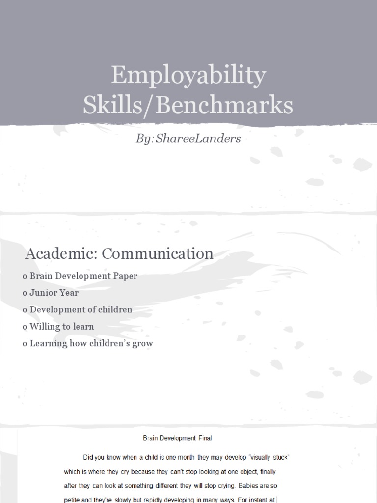 Benchmark Final Skills | PDF