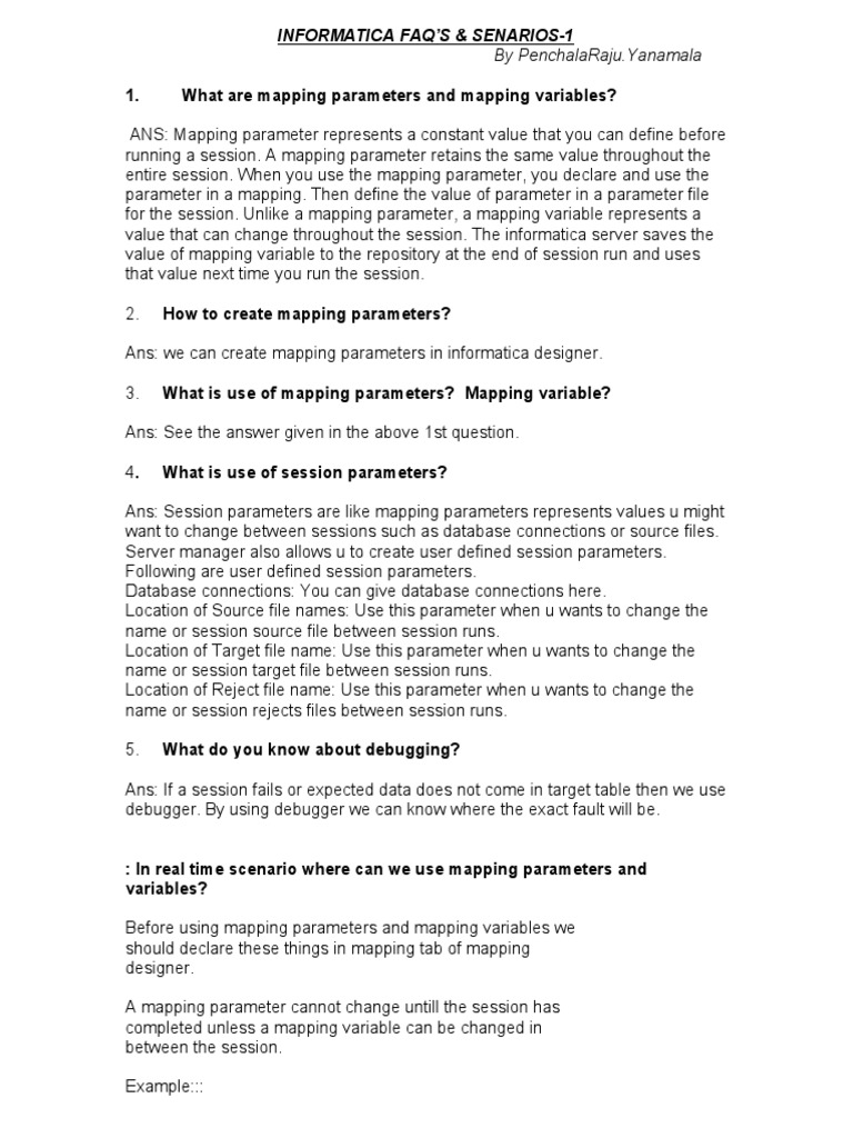 A Interview Faq's - 1 | PDF | Parameter (Computer Programming) | Database Index