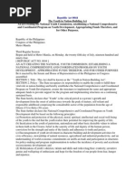 Youth in Nation-Building Act (RA 8044) | PDF | Taxes | President Of The ...