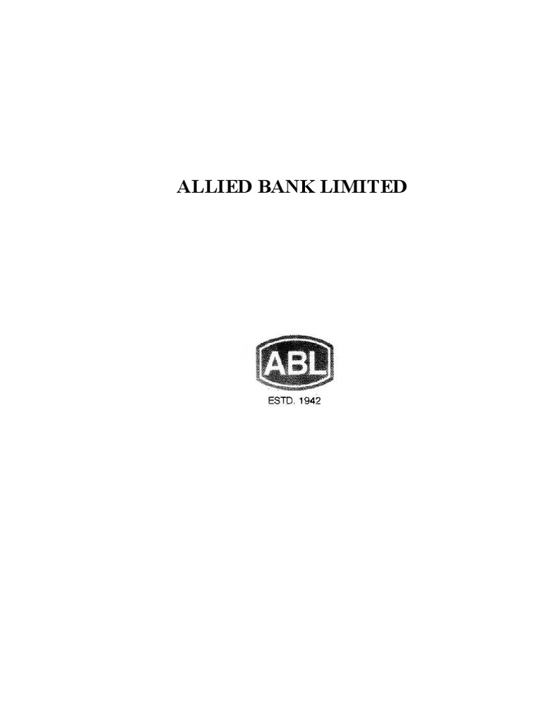 Allied Bank | PDF | Cheque | Banks