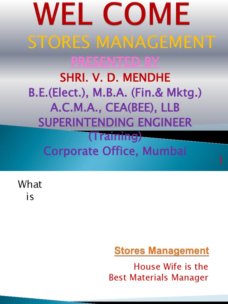 Store Management New | Download Free PDF | Inventory | Business