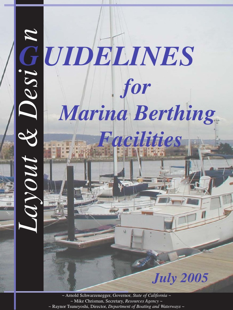 Marina Design Guidelines 2005 | PDF | Tide | Flood