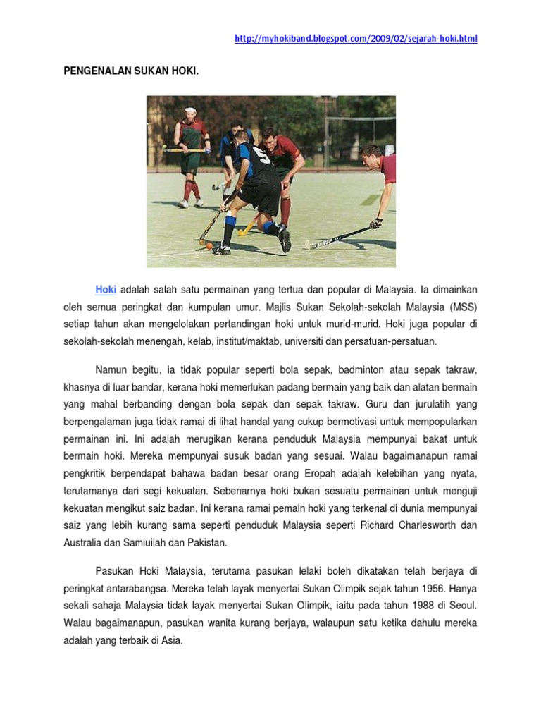 Sejarah Hoki | PDF