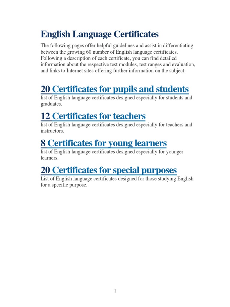 English Language Certificates | Graduate Record Examinations | Graduate ...