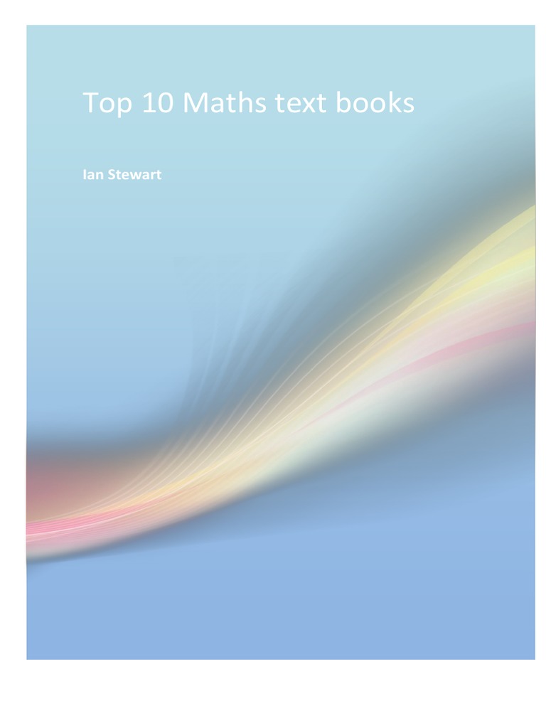 Top 10 Maths Text Books | PDF | Teaching Mathematics | Epistemology