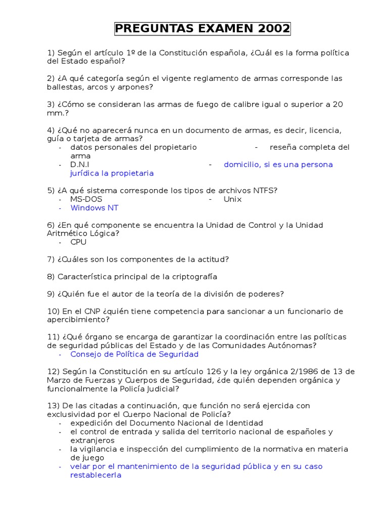 Test CNP 2002 | PDF