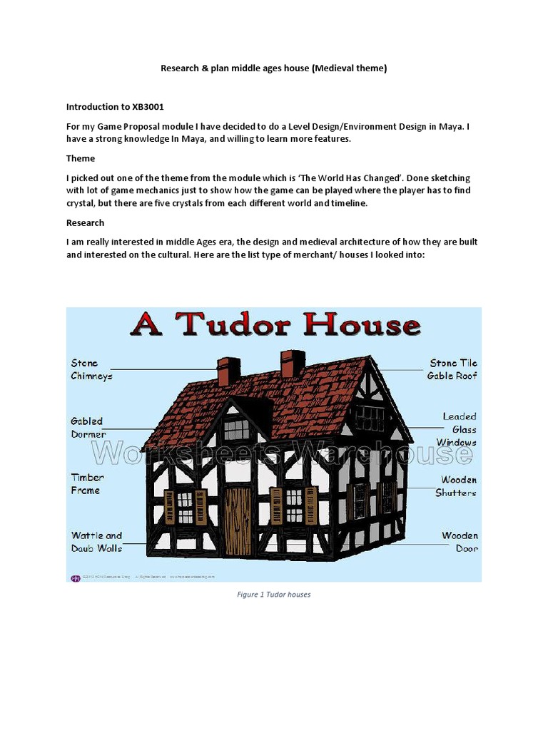 Medieval House Design Research | PDF