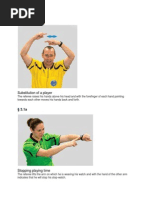 Netball Umpire Hand Signals | PDF