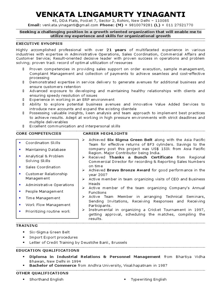 Venkat CV | Download Free PDF | Nature